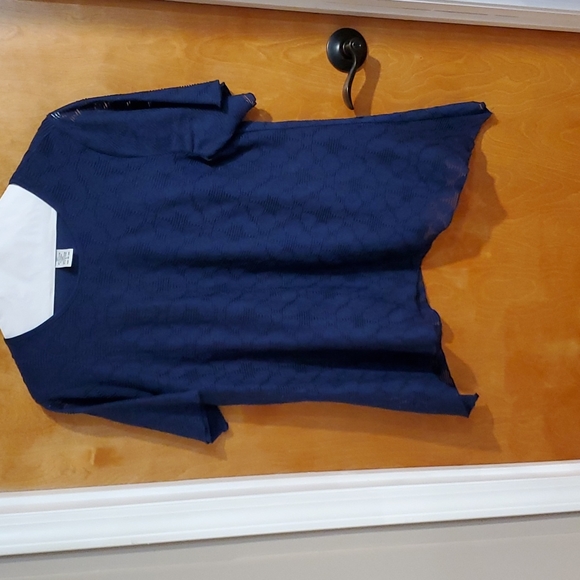 Bon Worth | Tops | Bon Worth Navy Top | Poshmark